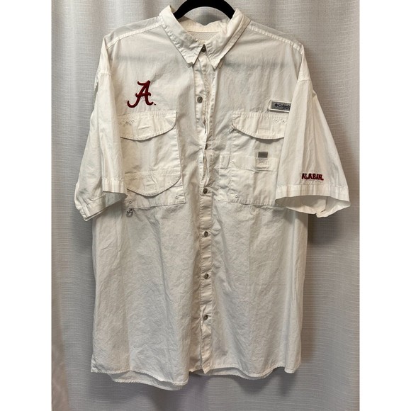 Columbia | Shirts | Columbia Pfg Mens Xl Alabama U Fishing Shirt Vented ...